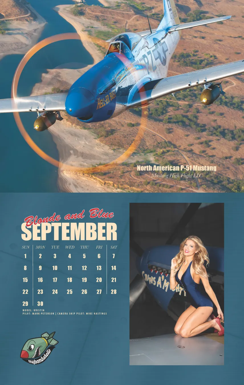 MyBombshells: Warbirds Pin up Calendar, Bombshell Poster & Photography